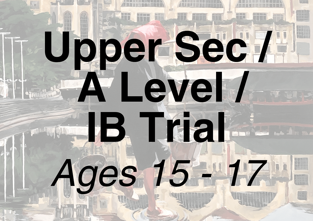 Upper Secondary Trial Class - 2.5hrs - Artgrain